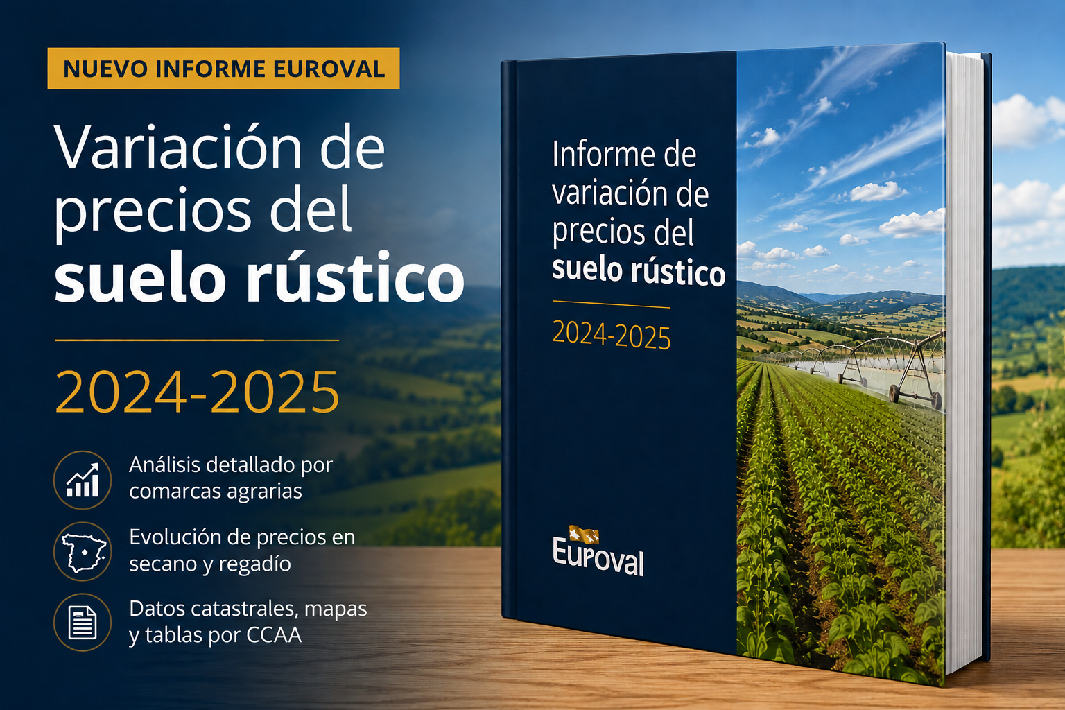 Informe sobre la evolución del precio del suelo rústico en España 2024 ...
